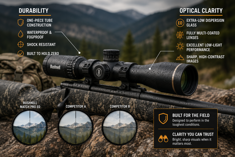 How Bushnell Scopes Compare in Terms of Durability and Clarity