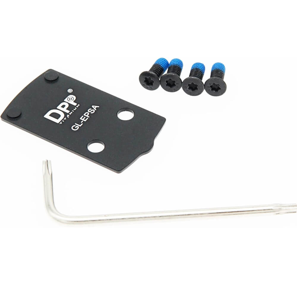 DPP Titanium Adapter Plate for Glock 43X/48 MOS Hellcat OSP Holosun EP