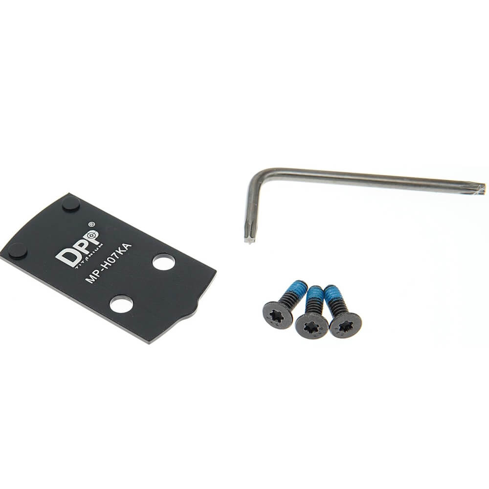DPP Titanium Optic Adapter/Mount Plate Compatible with MP Shield Plus