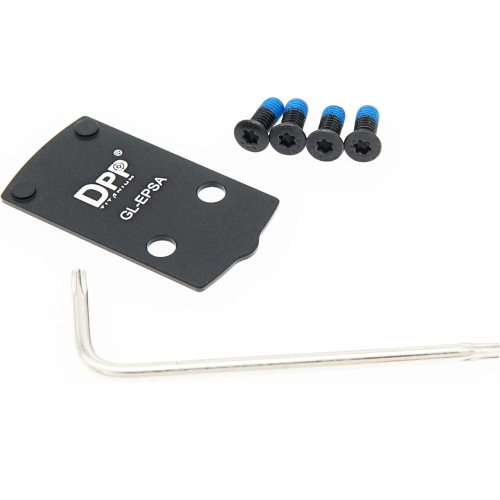 DPP Titanium Adapter Plate for Glock 43X/48 MOS Hellcat OSP Holosun EP