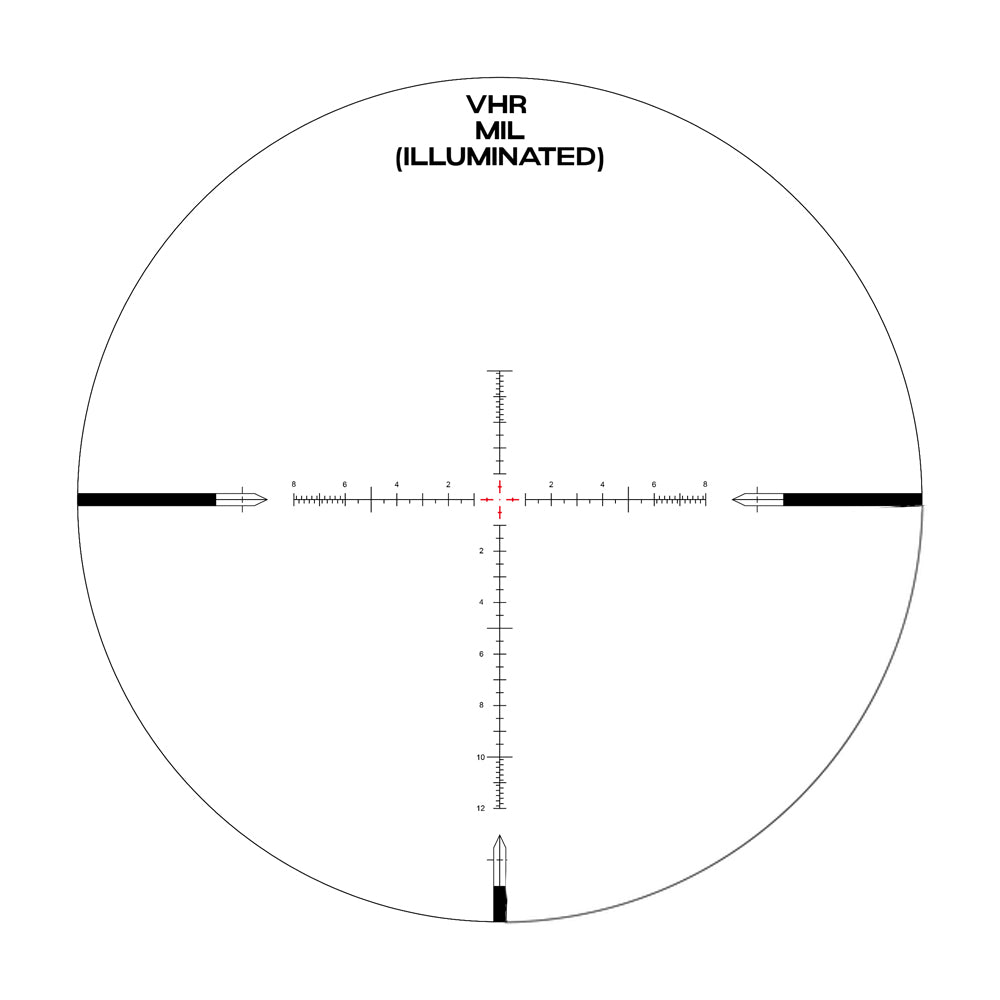 Arken Optics EPL4 6-24x50 FFP Illuminated Reticle with Zero Stop - 30m