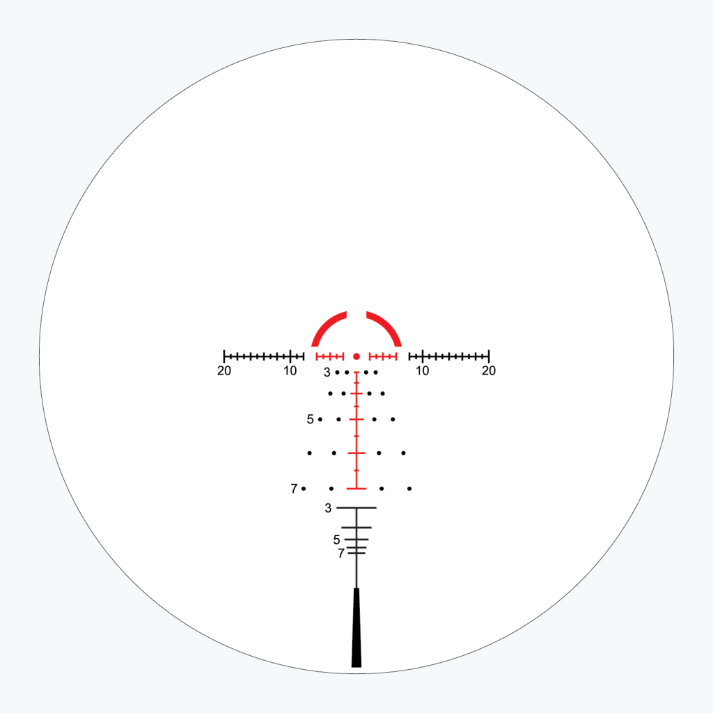 Athlon Argos BTR GEN3 1-8x24 ATSR5 Illuminated SFP IR MOA Reticle Rifl