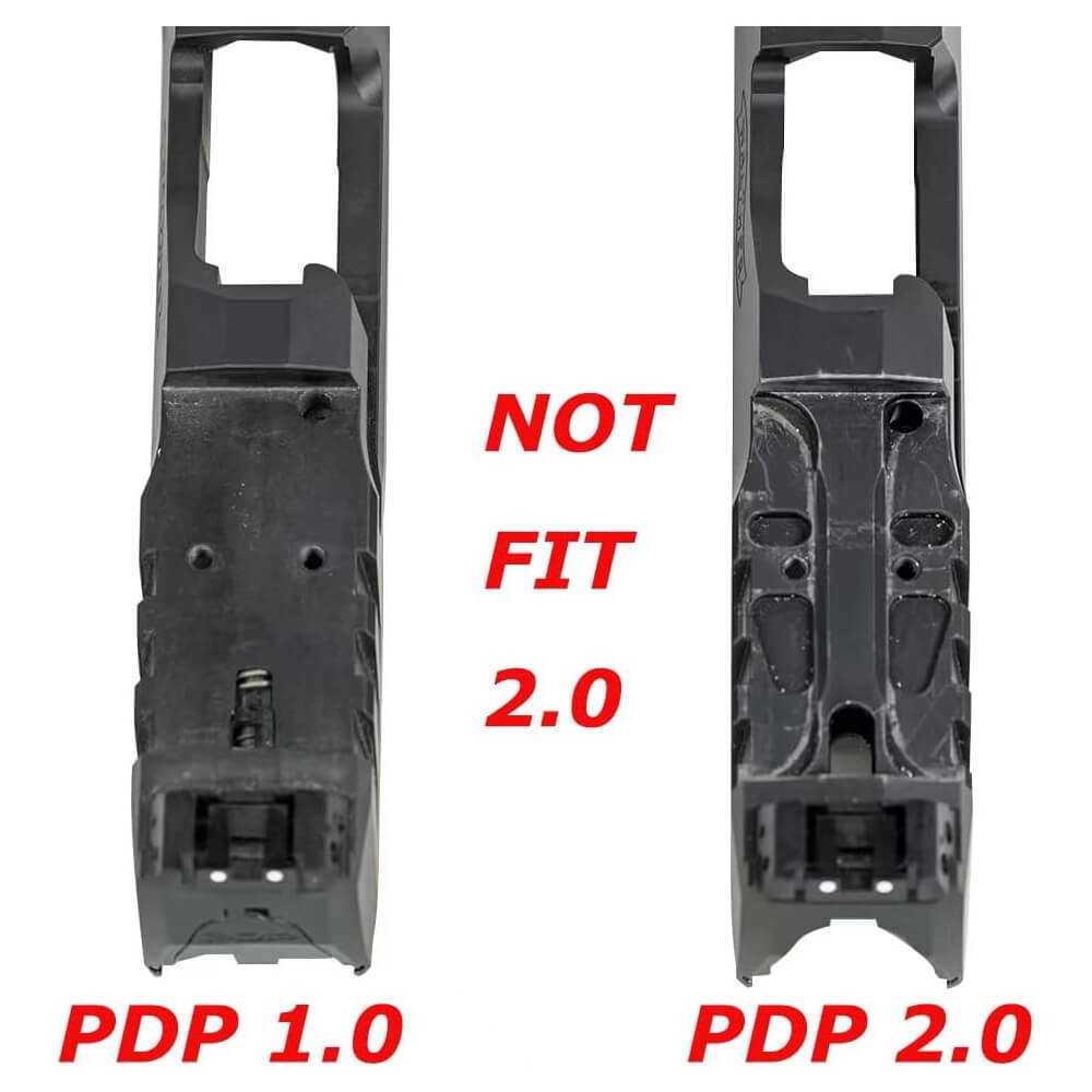 DPP Titanium Optic Mount/Adapter Plate Compatible with Walther PDP 1.0