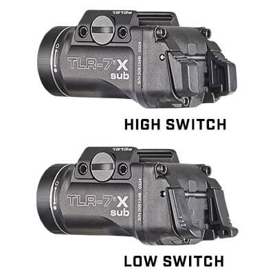 Streamlight TLR-7 Sub Hellcat Jaw Key Battery Weapon Light