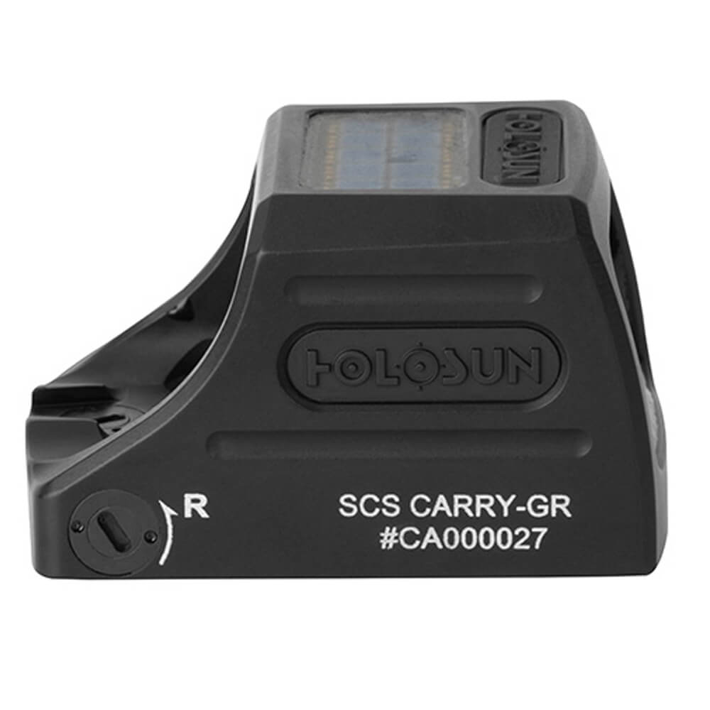 Holosun SCS-CARRY Solar Charging Sight Green 2 MOA Dot & 32 MOA Circle
