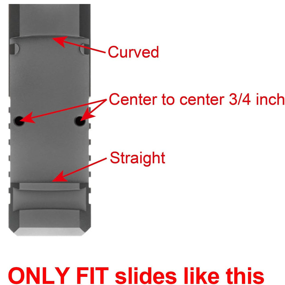 DPP Titanium Mount/Adapter Plate Compatible with RMR Cut Slide Without