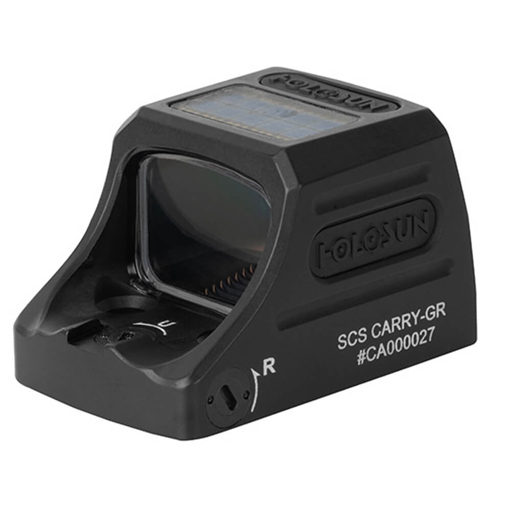 Holosun SCS-CARRY Solar Charging Sight Green 2 MOA Dot & 32 MOA Circle