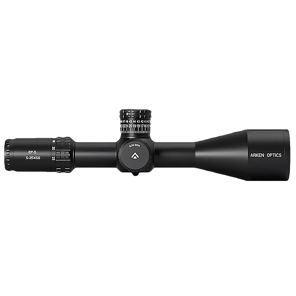 Arken Optics EP5 5-25X56 FFP VPR Illuminated Reticle with Zero Stop