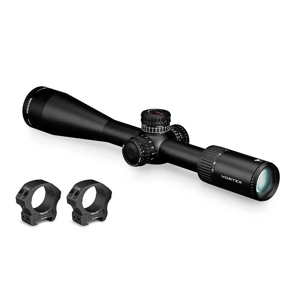Vortex Optics Viper PST Gen II 5-25x50 FFP Scope with Vortex Pro Rings