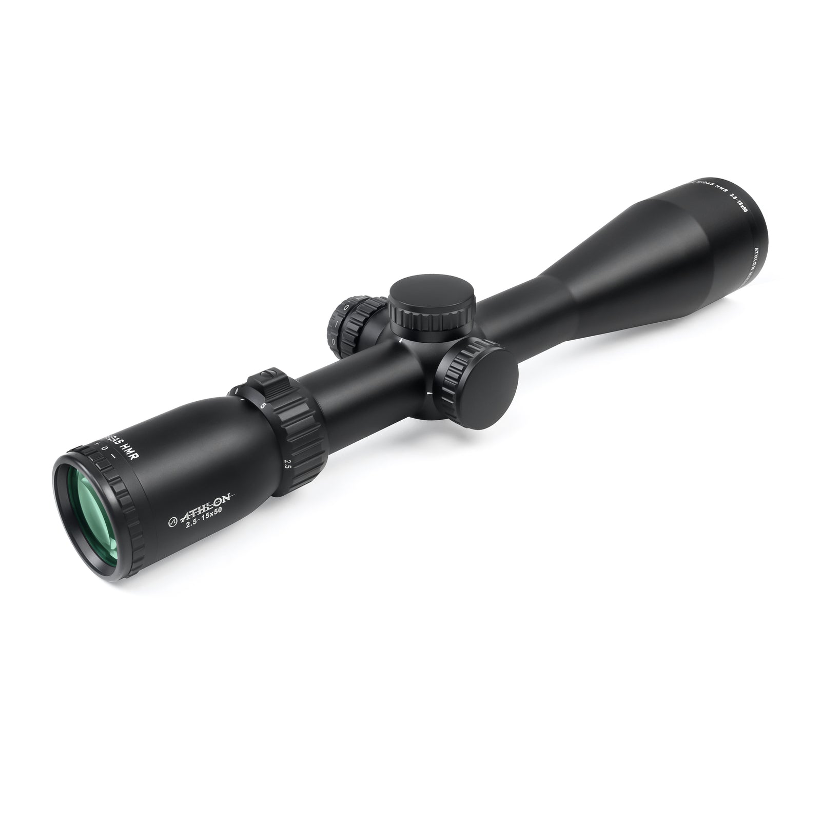 Athlon Optics Midas HMR 2.5-15x50 Capped Side Focus 30mm Rifle Scope