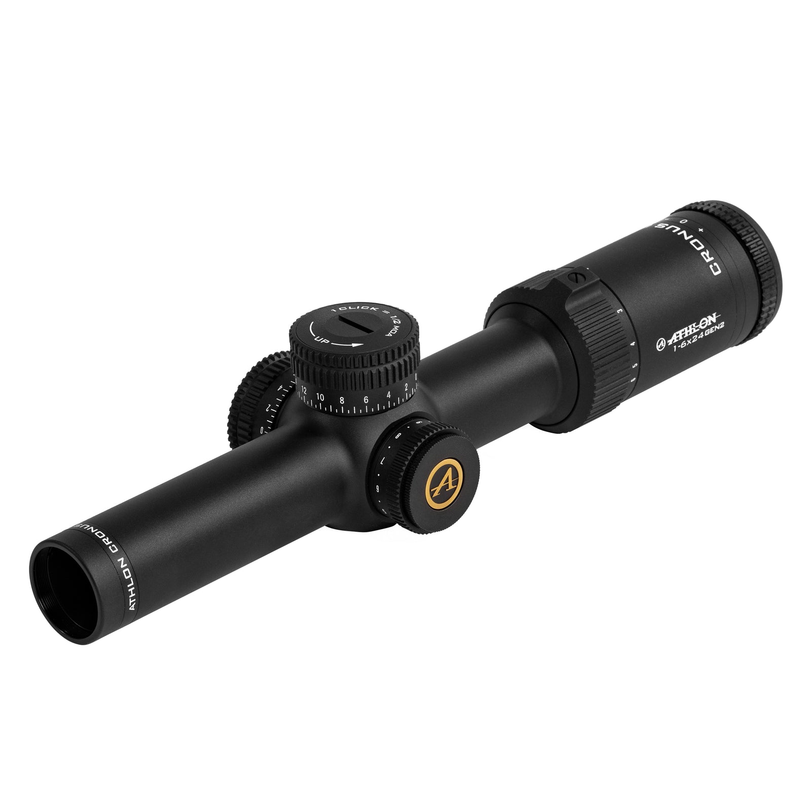 Athlon Optics Cronus BTR GEN2 1-6X24 IR, Capped Turrets, Fixed, 30mm,